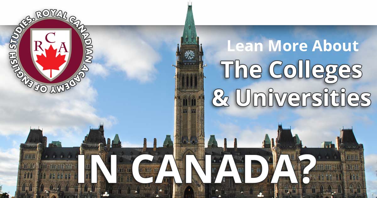 Canadian Colleges and universities | RC Academy